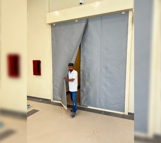 Egress Fire Curtain - Kent Smoke and Fire Curtains