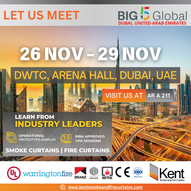 Smoke and Fire Curtains In Dubai - UL & BS EN Certified